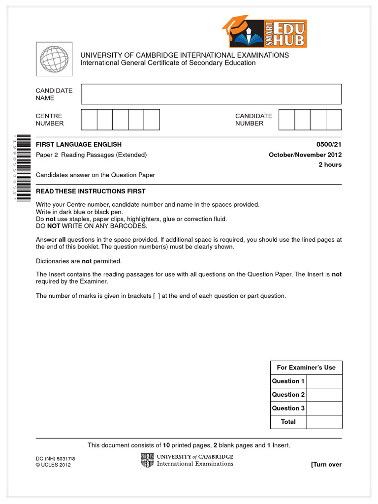 Interview Practice Question Paper Y9 Students | PDF