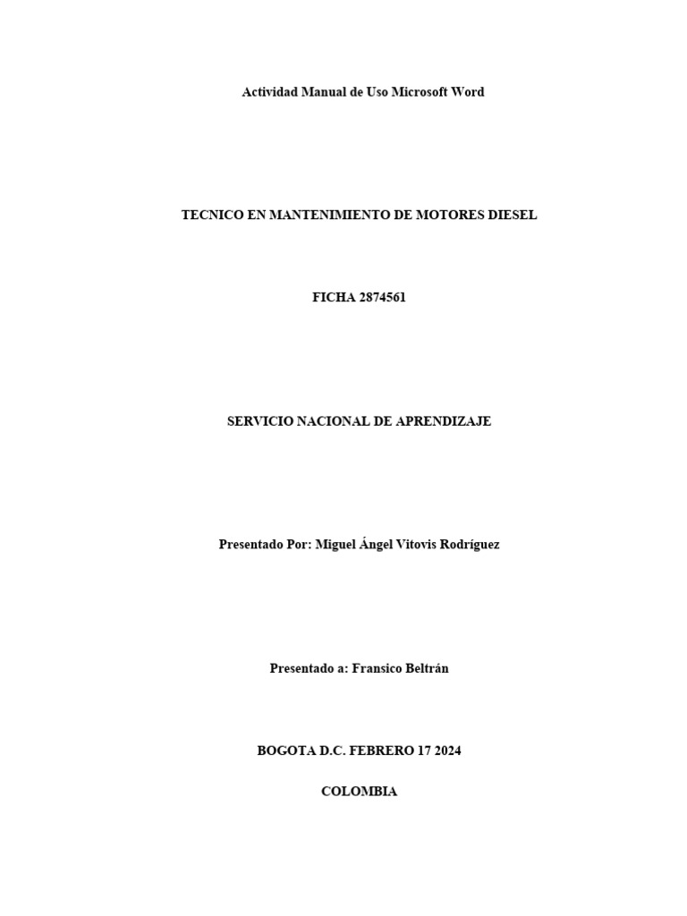Manual de Como Usar Word | PDF | Microsoft Word | Herramientas Manual de Como Usar Word | PDF | Microsoft Word | Herramientas