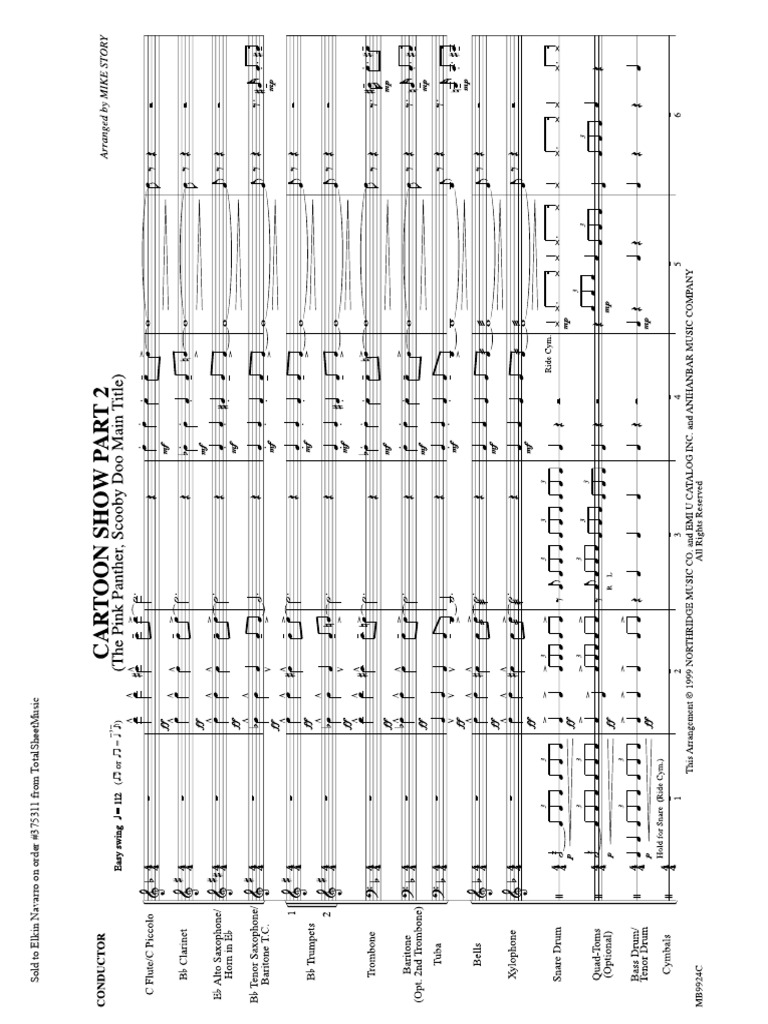 2.0 - Cartoon Show Part 2 Score | PDF