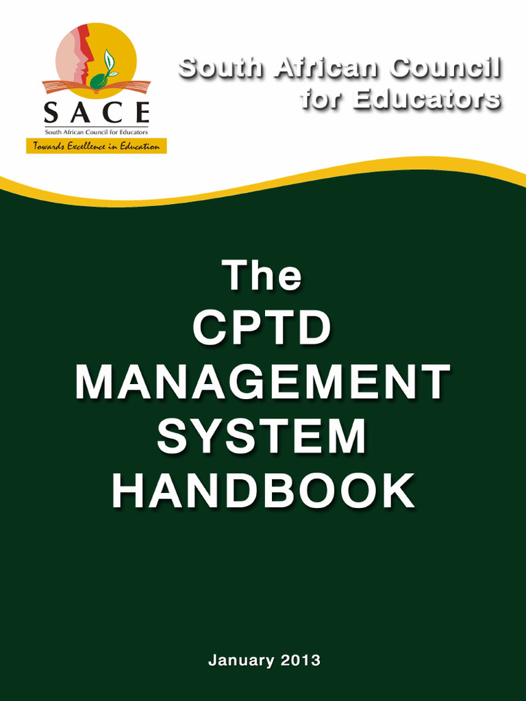 SACE CPTD Handbook | PDF | Teachers | Educational Assessment