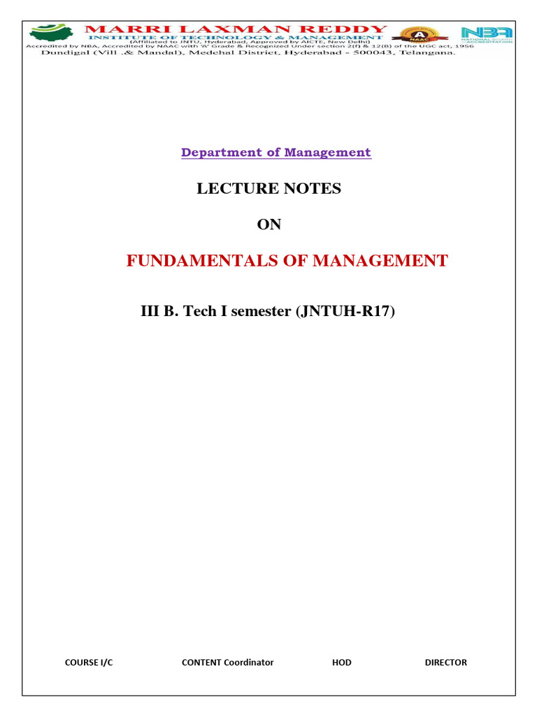 Unit-5 Fom | PDF | Engineering | Human Resource Management