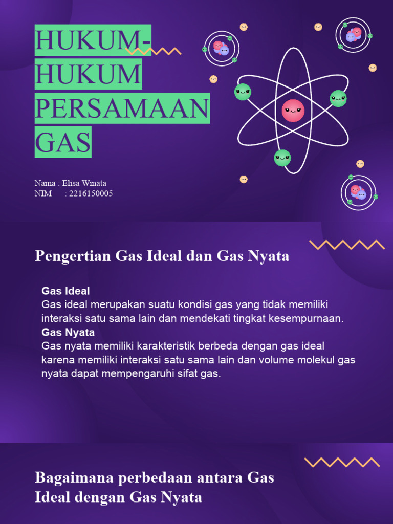 Tugas II Hukum-Hukum Persamaan Gas | PDF