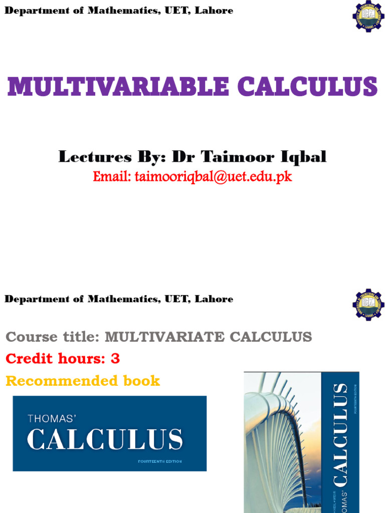 MVC Lecture-002 Limits | PDF | Multivariable Calculus | Mathematical ... MVC Lecture-002 Limits | PDF | Multivariable Calculus | Mathematical ...