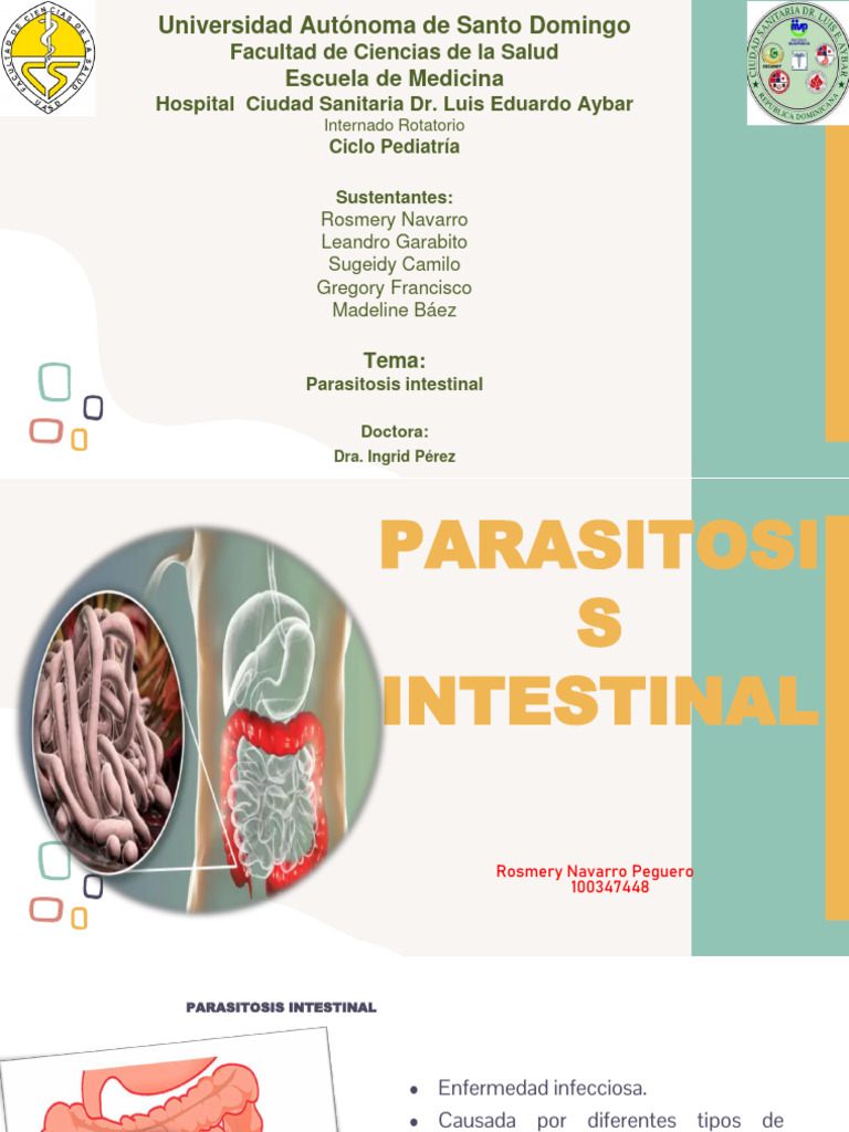 Parasitosis | PDF | Diarrea | Epidemiología