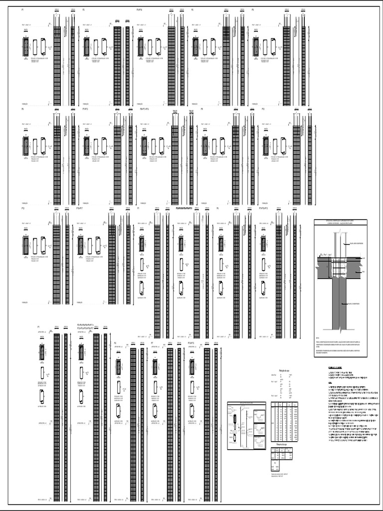 FMC-PROJEST-018-Projeto Estrutural Rev00-Pilares | PDF