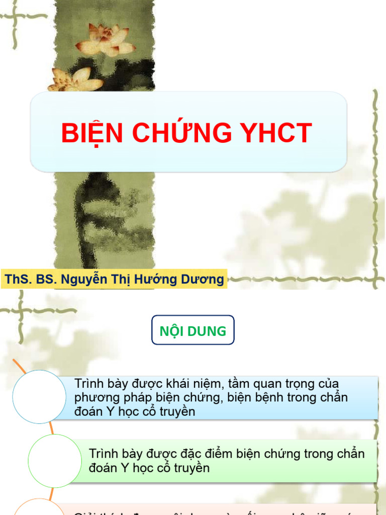 BIỆN CHỨNG YHCT | PDF