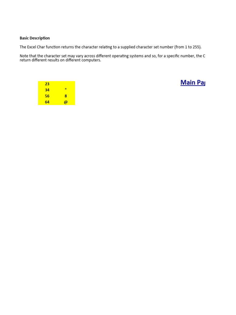 EXCEL NOTES - New | PDF | Microsoft Excel | Function (Mathematics)