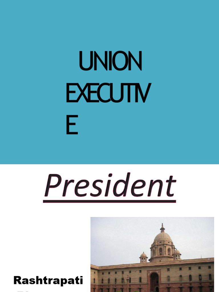 Union Executive | PDF | Indian National Congress | Cabinet (Government)
