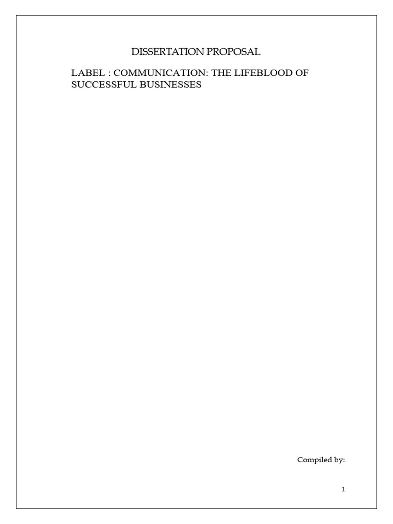 Communication - The Lifeblood of Successful Businesses | PDF ...