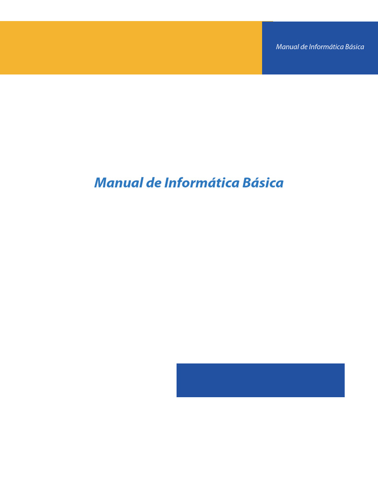 Manual Informatica Basico Editado | PDF | Archivo de computadora ...