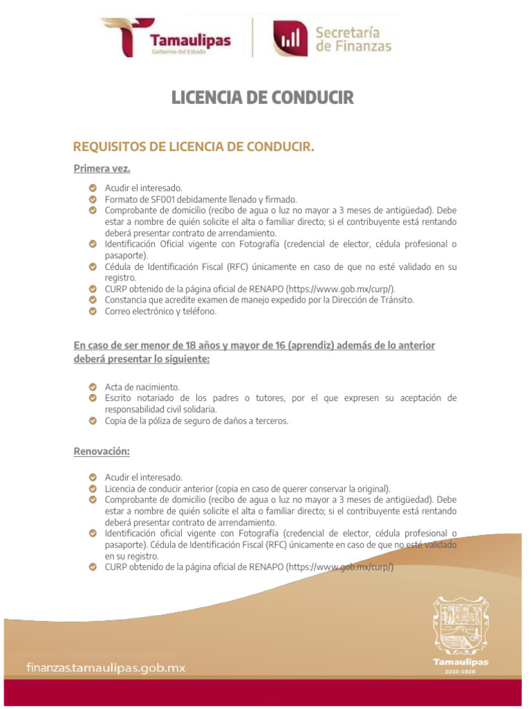 Requisitos Licencias Manejo 2021 | PDF | Licencia de conducir | Documento