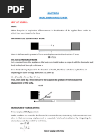 Work Energy Power Class 11 Formula Sheets | PDF | Collision | Force