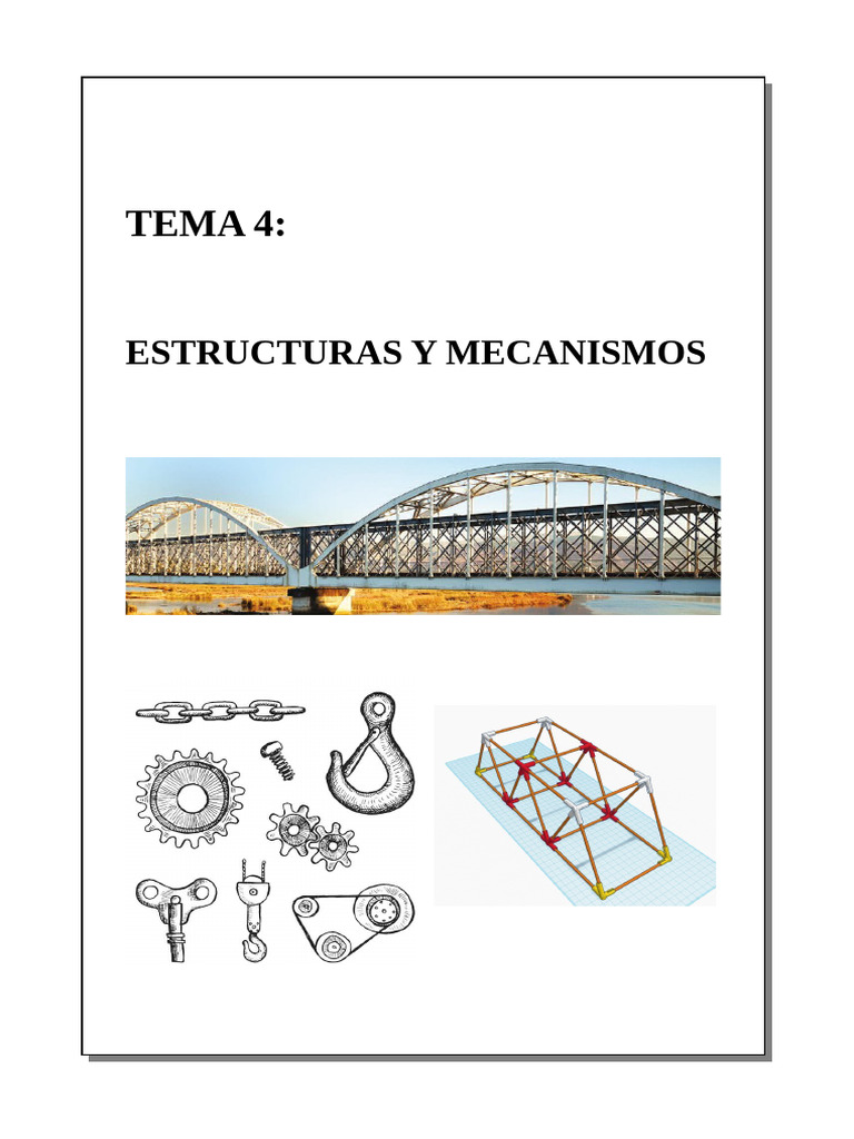 Tema 4 Estructuras y Mecanismos | PDF | Fundación (Ingeniería) | Viga ...