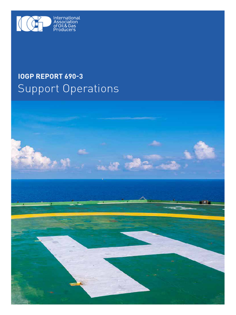 Support Operations: Iogp Report 690-3 | Download Free PDF | Dangerous ...