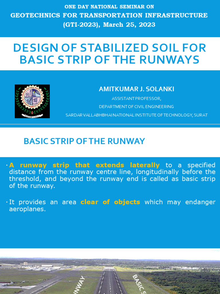 Stabilized Soil Design for Runway Strips | PDF | Runway | Young's Modulus