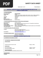 Caustic Soda Safety Data Sheet | PDF | Sodium Hydroxide | Dangerous Goods