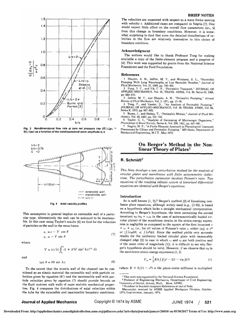 On Berger's Method in The Nonlinear | PDF