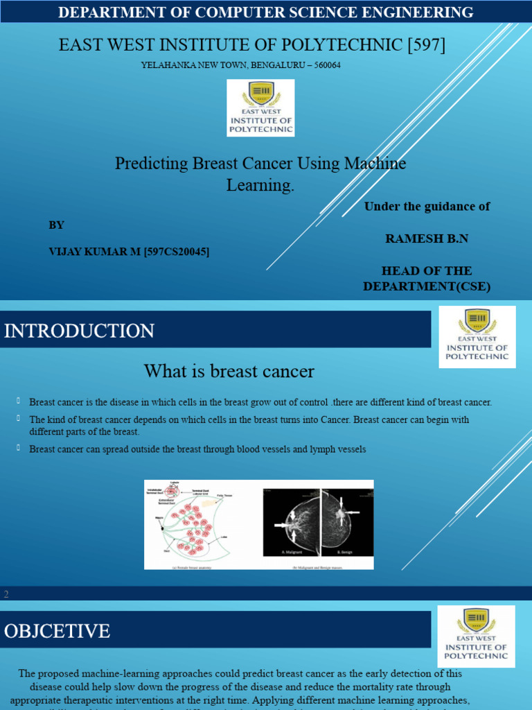 Breast Cancer | PDF | Statistical Classification | Machine Learning Breast Cancer | PDF | Statistical Classification | Machine Learning