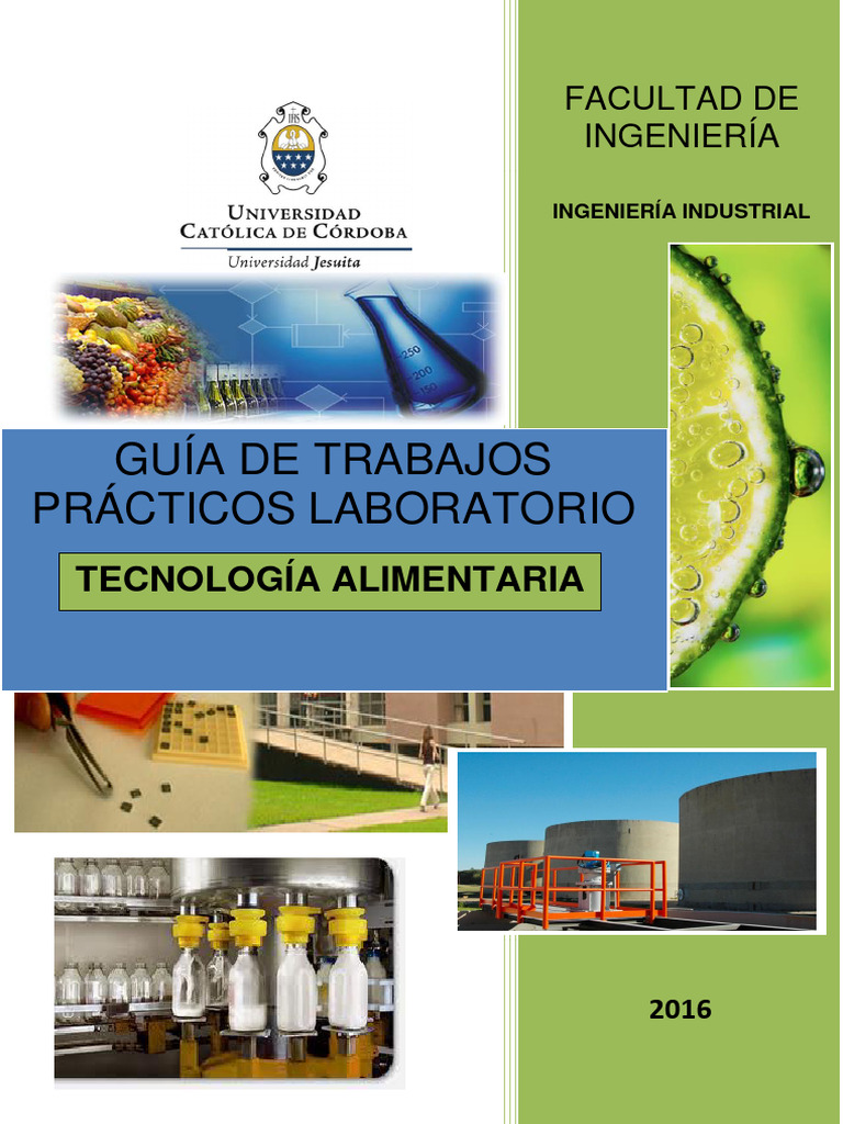 Guia-TPL Tecnología Alimentaria 2016 Final | PDF | Leche | Panes