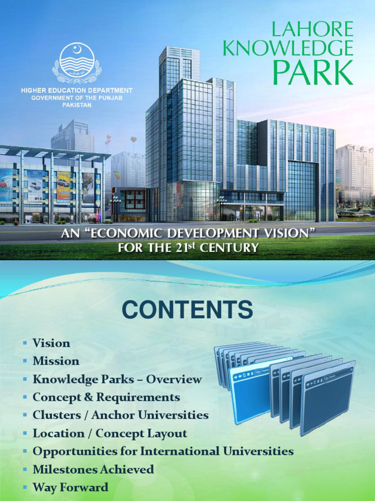 Lahore Knowledge Park | PDF | Knowledge Economy | Economies