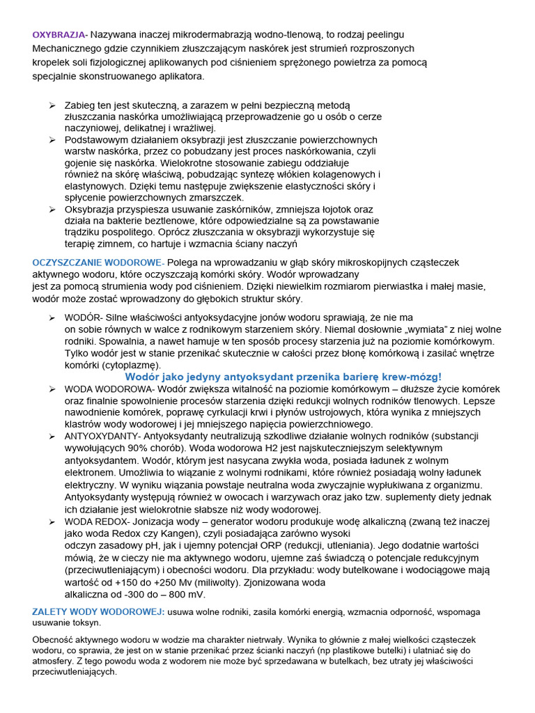 OXYBRAZJA I WODOROWE | PDF
