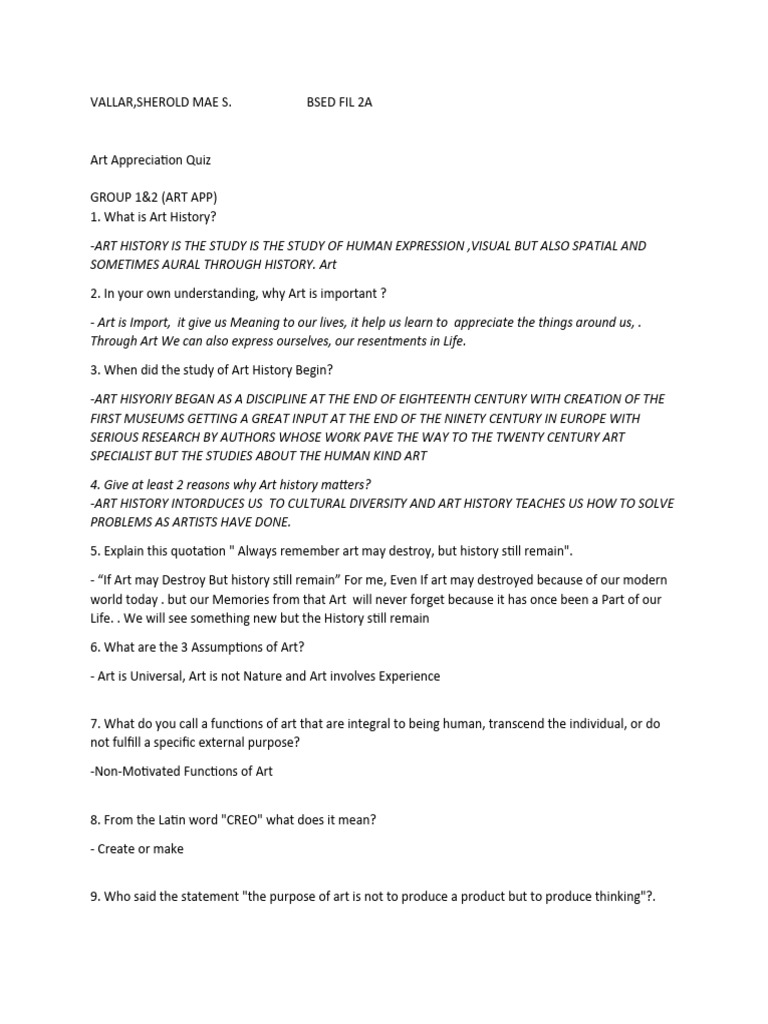 1-5 Group Answer | PDF | Neuroscience | Cognitive Psychology