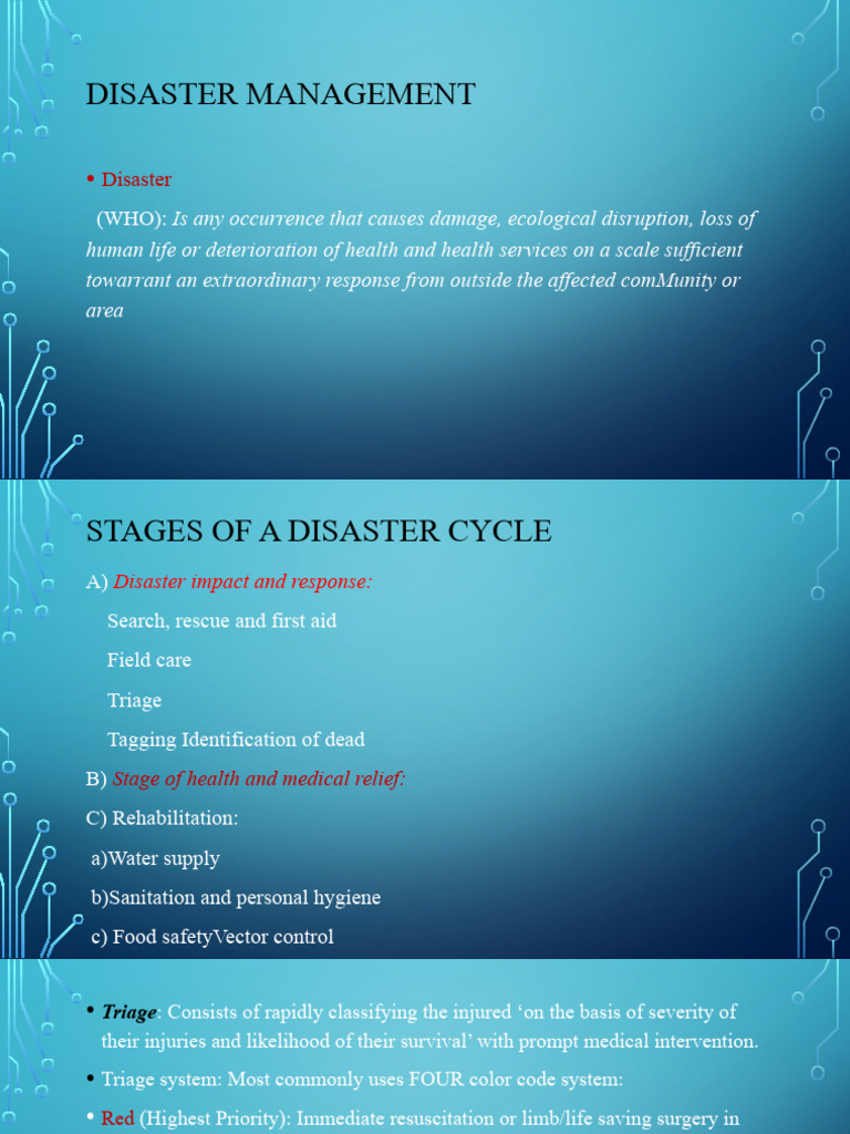 Disaster Management Medicine | PDF | Epidemics | Epidemiology