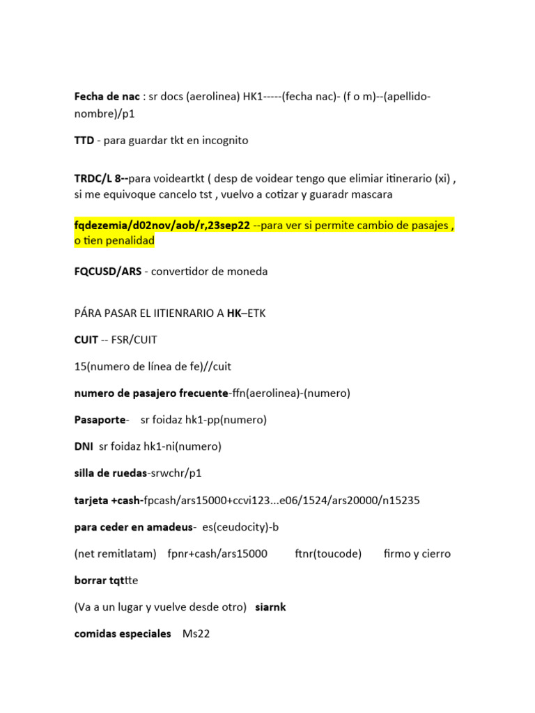 Comandos Amadeus | PDF