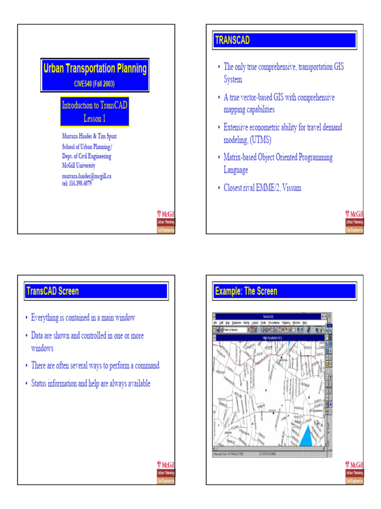 Haider & Spurr - Urban Transportation Planning, Introduction To ...