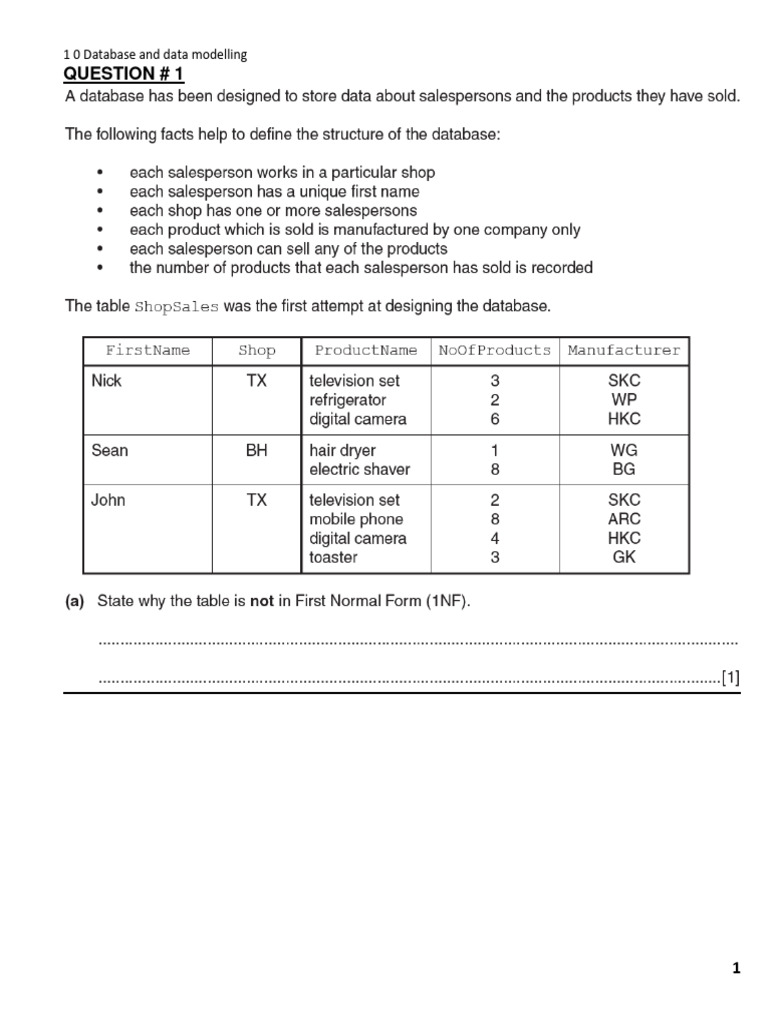 08 Database and Data Modelling | PDF | Databases | Data Model 08 Database and Data Modelling | PDF | Databases | Data Model