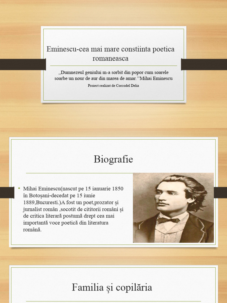 Eternul Eminescu | PDF