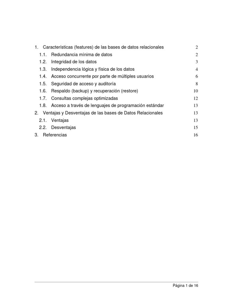 05 - RDBMS - Características - 2022 | PDF | Bases de datos | Apoyo