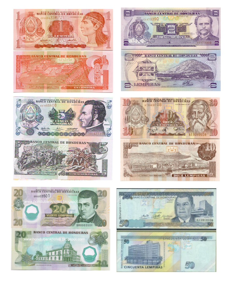 Billetes de Honduras | PDF