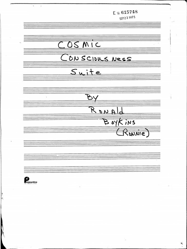 Cosmic Consciouness Suite | PDF