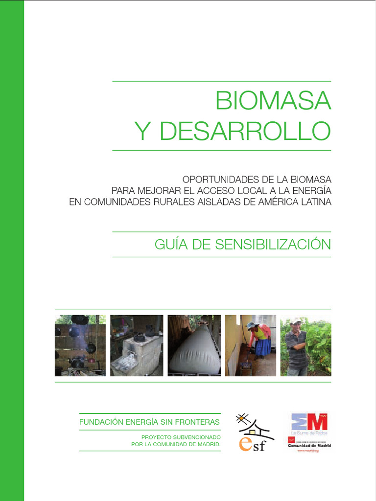 Biomasa y Desarrollo-Guía | PDF | Biocombustible | Biomasa