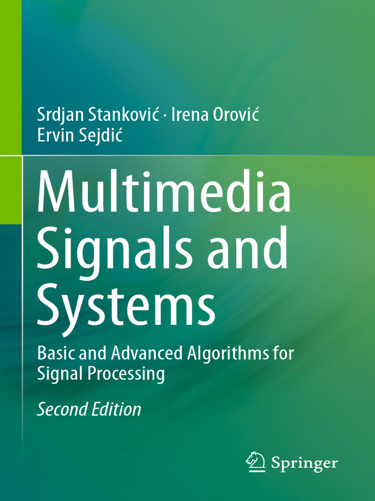 Multimedia Signals and Systems | PDF | Data Compression | Sampling (Signal Processing)