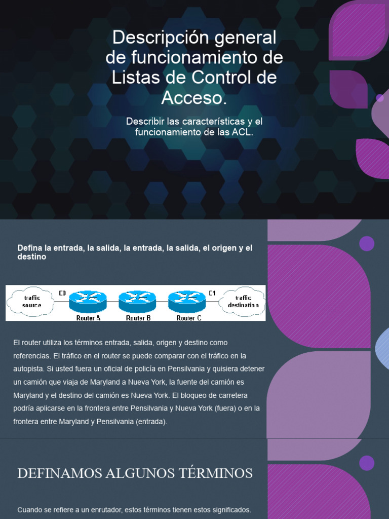 Descripción General de Funcionamiento de Listas de Control de Acceso | PDF | Enrutador ...