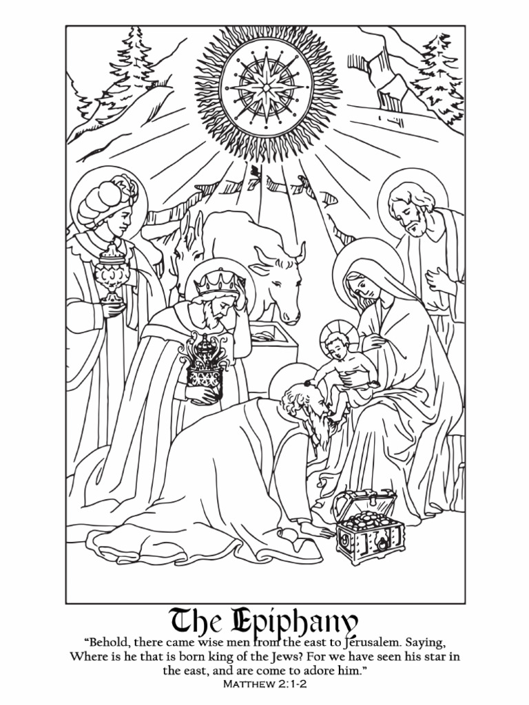 Epiphany Coloring Pages 23-24 | PDF