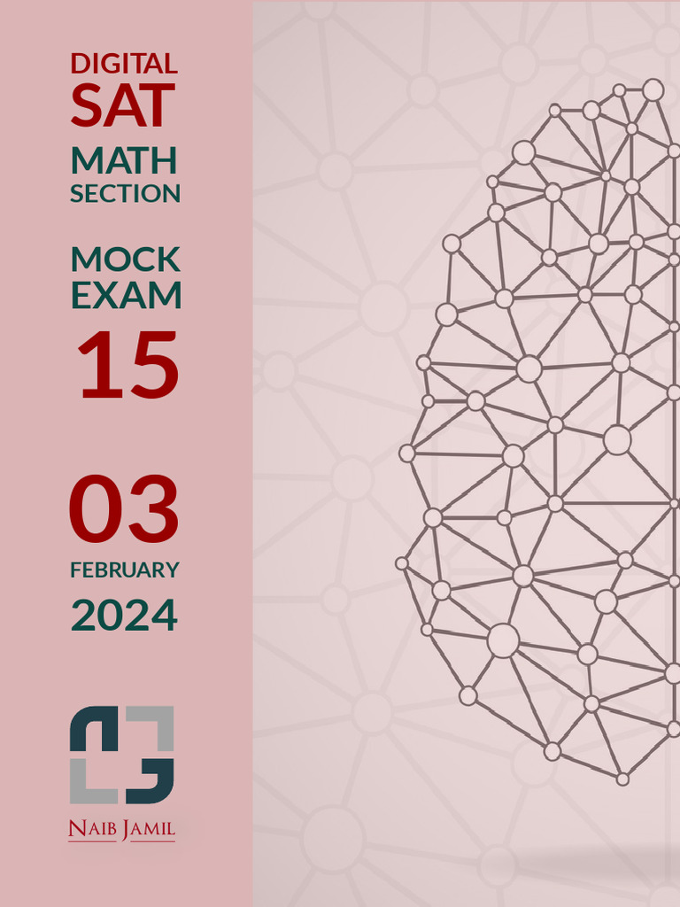 Digital Sat Math Section Mock Exam 15 Results Pdf
