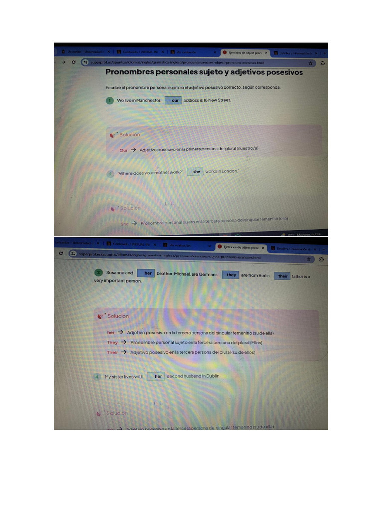 Mejia Duran Alexis - Possessive Adjectives | PDF