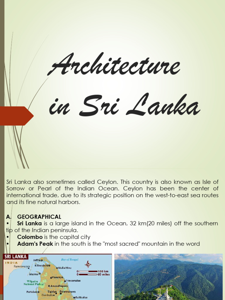 Sri Lanka Architecture | PDF | Sri Lanka
