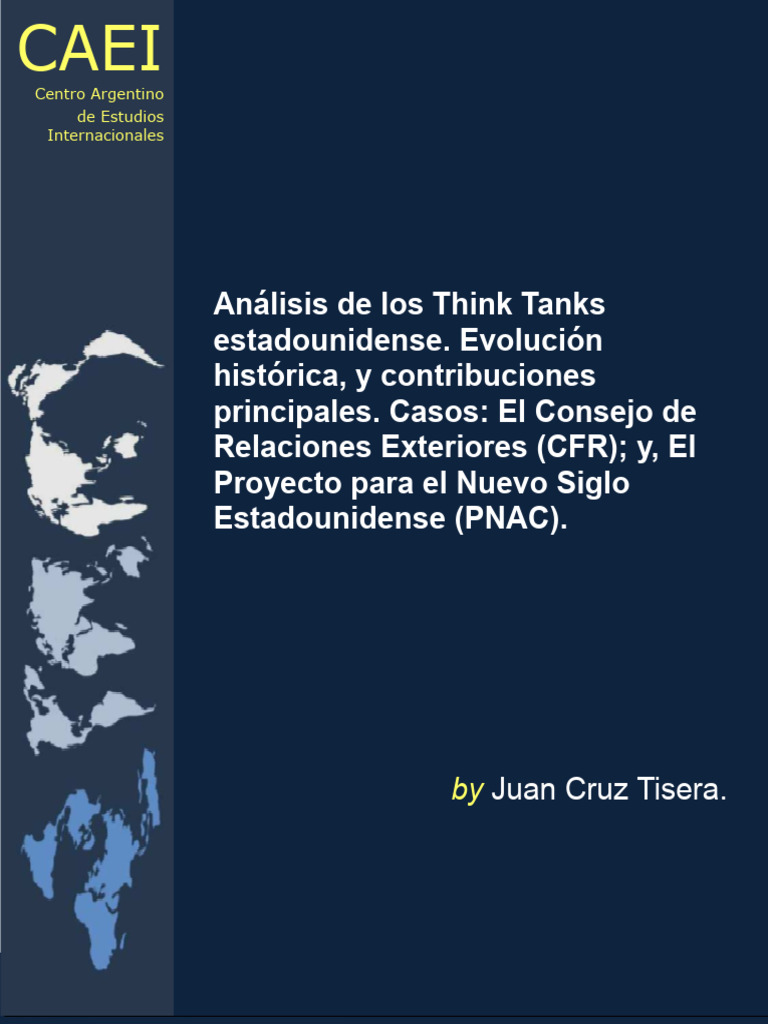 Tisera El Papel D Elos Think Tanks | PDF | George W. Bush | Gobierno ...