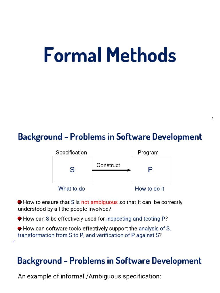 Formal Methods | PDF | Formal Methods | Formal Verification