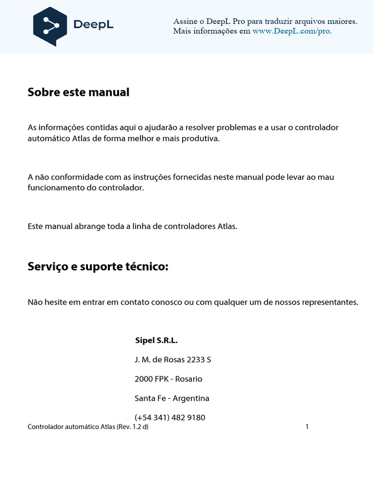 Manual Atlas - v12d PT | PDF | Fonte de energia | USB