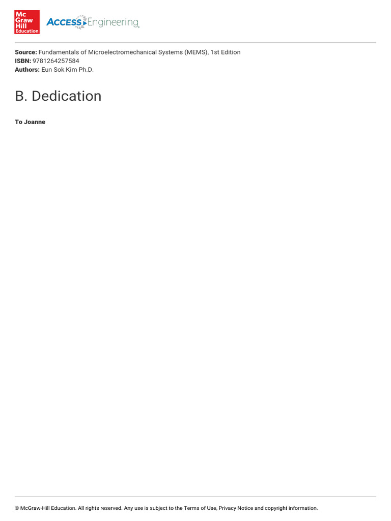 Dedication | PDF | Science & Mathematics | Computers