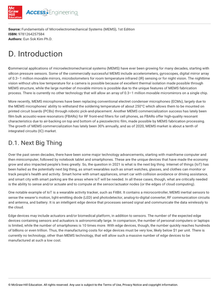 Introduction | PDF | Integrated Circuit | Internet Of Things