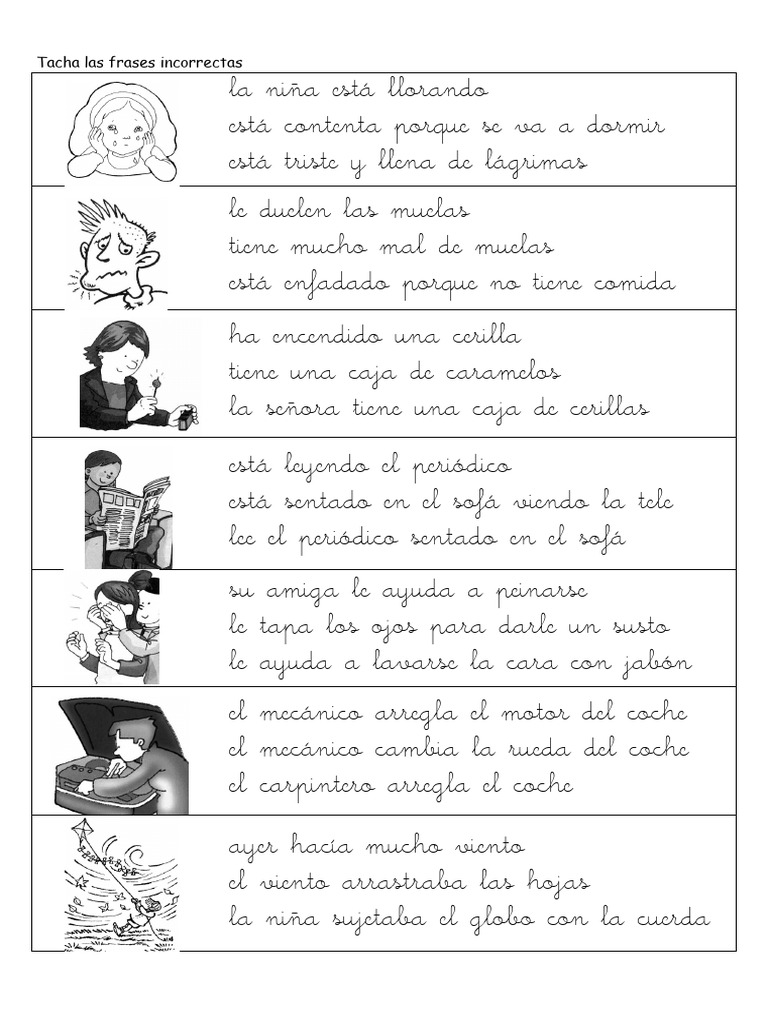 Cuadernillo de Fichas para Comprension Lectora 2 Primaria en PDF | PDF ...