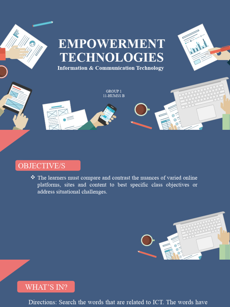 Empowerment Technologies Topic 1 | PDF | World Wide Web | Internet & Web