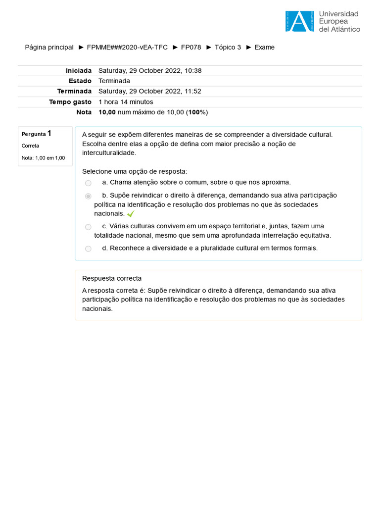 Exame Corrigido | PDF | Pedagogia