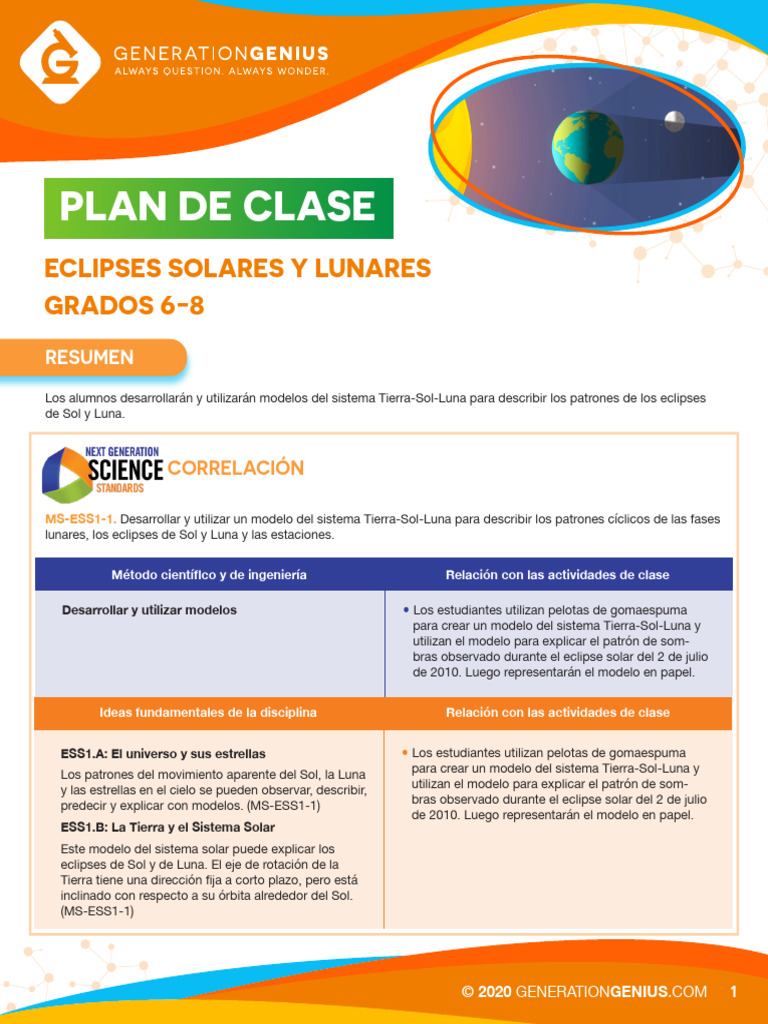 GG Solar and Lunar Eclipses LP Spanish | PDF | Luna | Eclipse